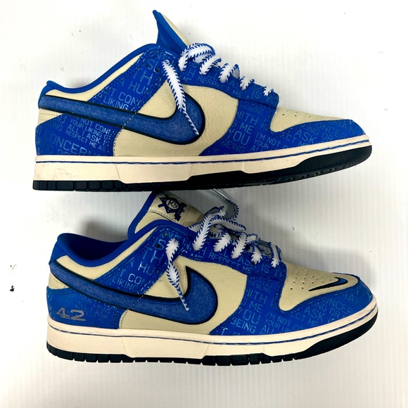Shoes | Nike Blue Jackie Robinson 42 | Poshmark